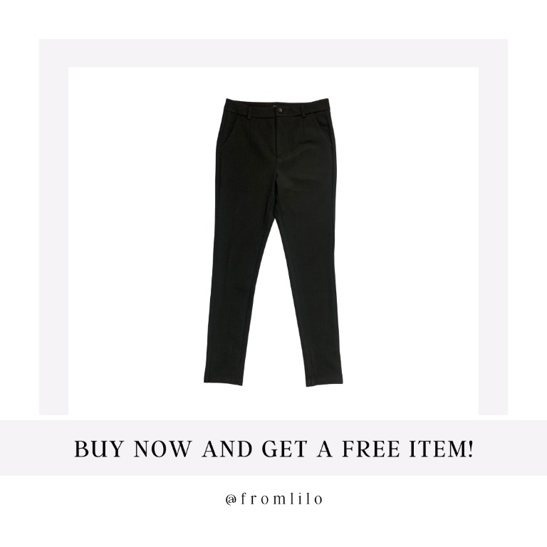 SM WOMAN PRIMA High-Rise Stretch Trousers, Women's Fashion, Bottoms ...