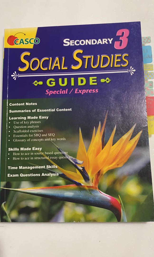Social studies guide book sec3, Hobbies & Toys, Books & Magazines ...