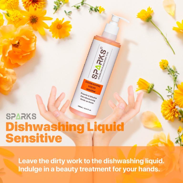 SPARKS Dishwashing Liquid Sensitive with Pump Top (5 Litres) | Extra ...