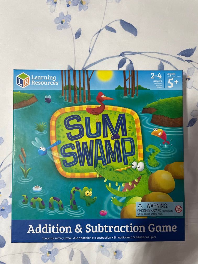 Sum Swamp Addition and Subtraction Boardgame, Hobbies & Toys, Toys & Games on Carousell