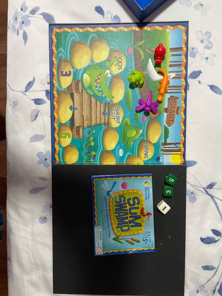 Sum Swamp Addition and Subtraction Boardgame, Hobbies & Toys, Toys ...