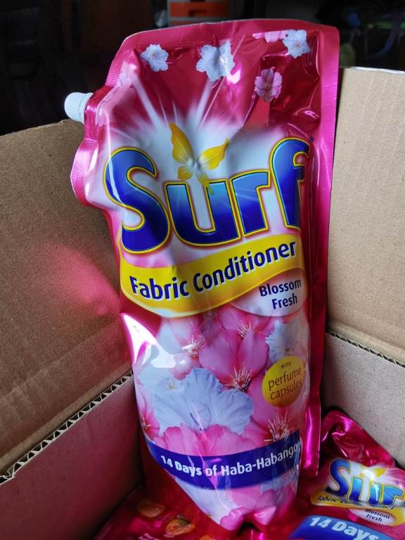 SURF fabric conditioner blossom fresh 1.5L, Furniture & Home Living ...