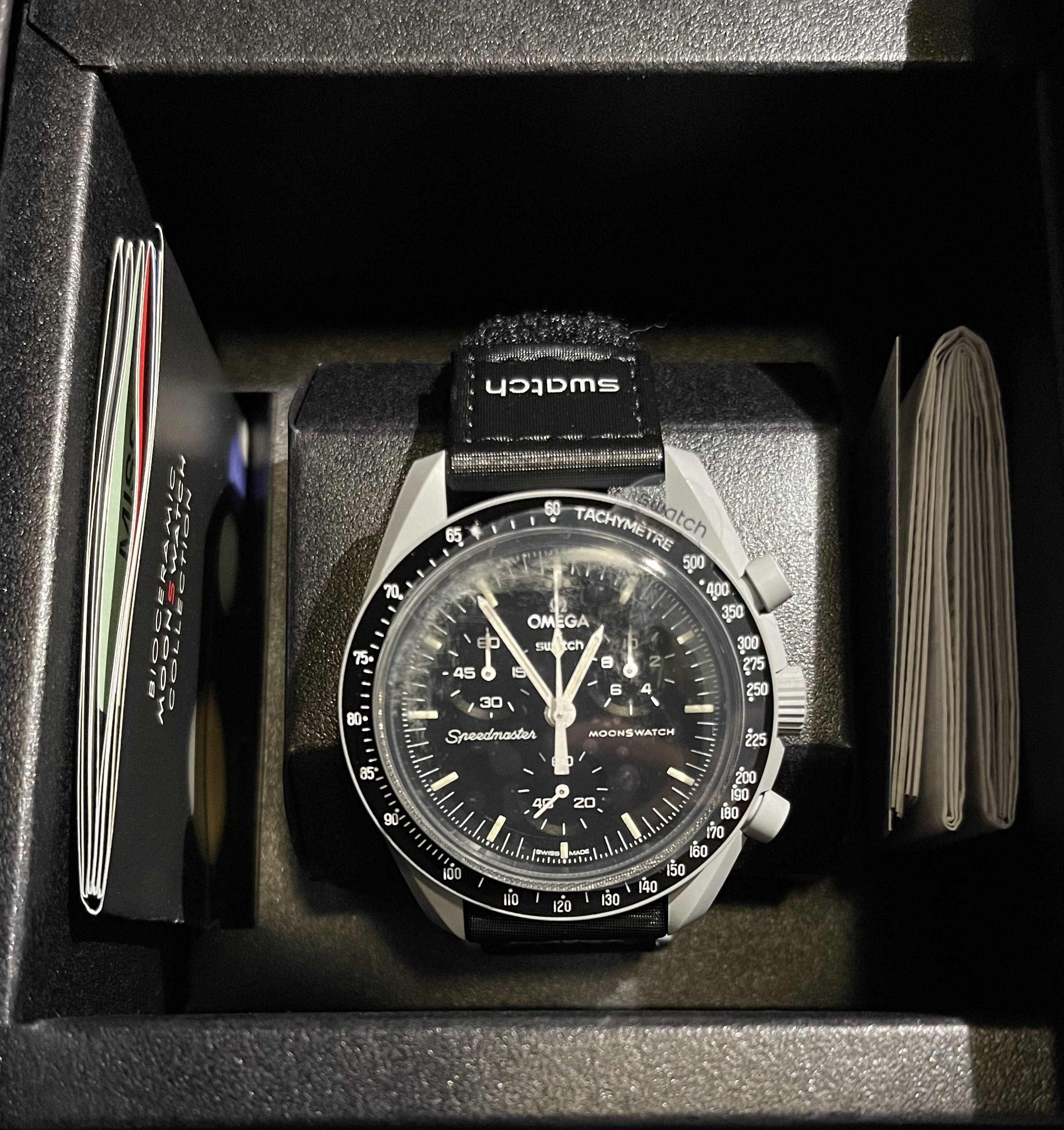 Swatch X Omega ‘Moon’, Luxury, Watches on Carousell