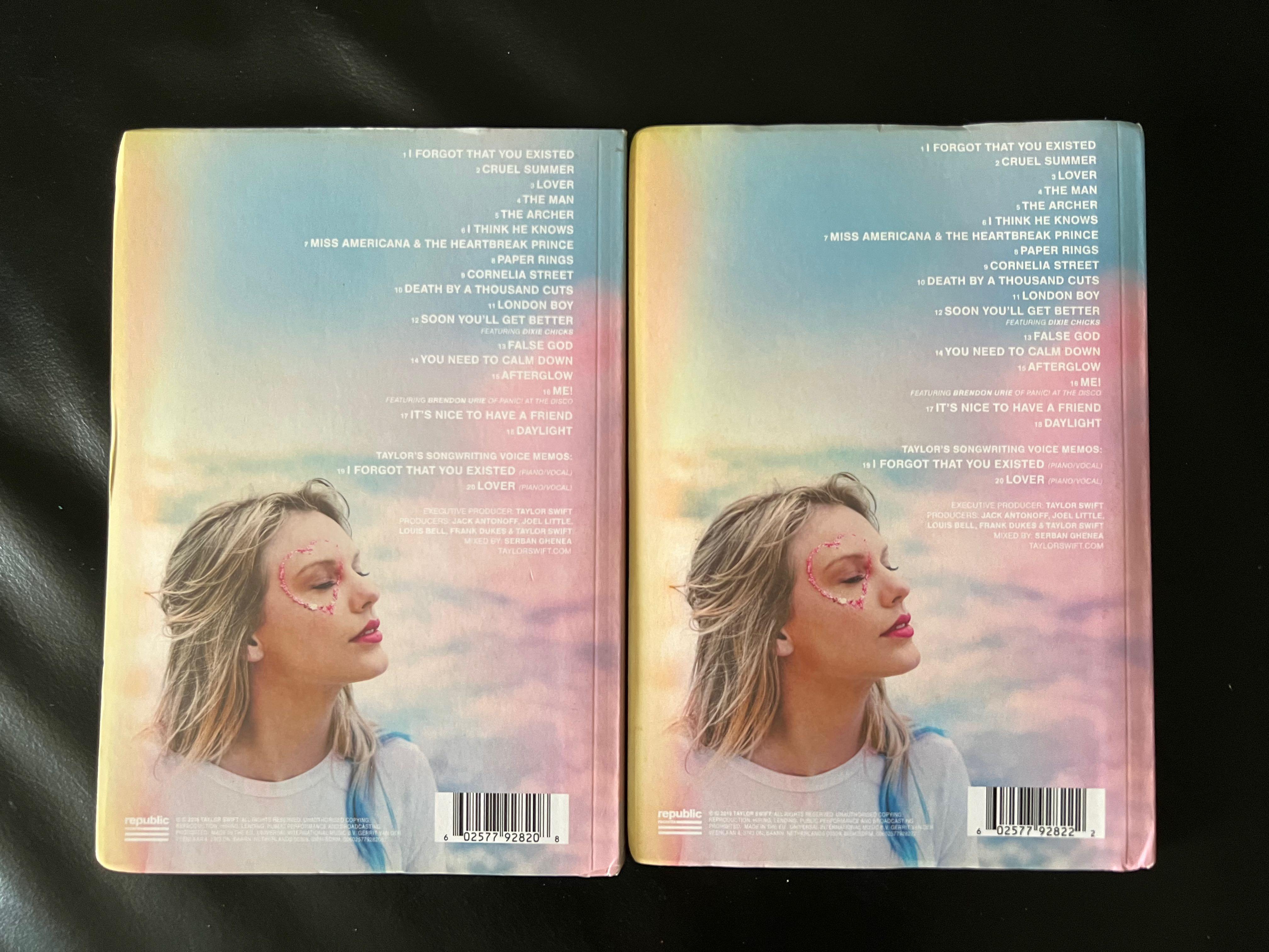Taylor Swift lover deluxe book (version 2&4), Hobbies & Toys, Music ...