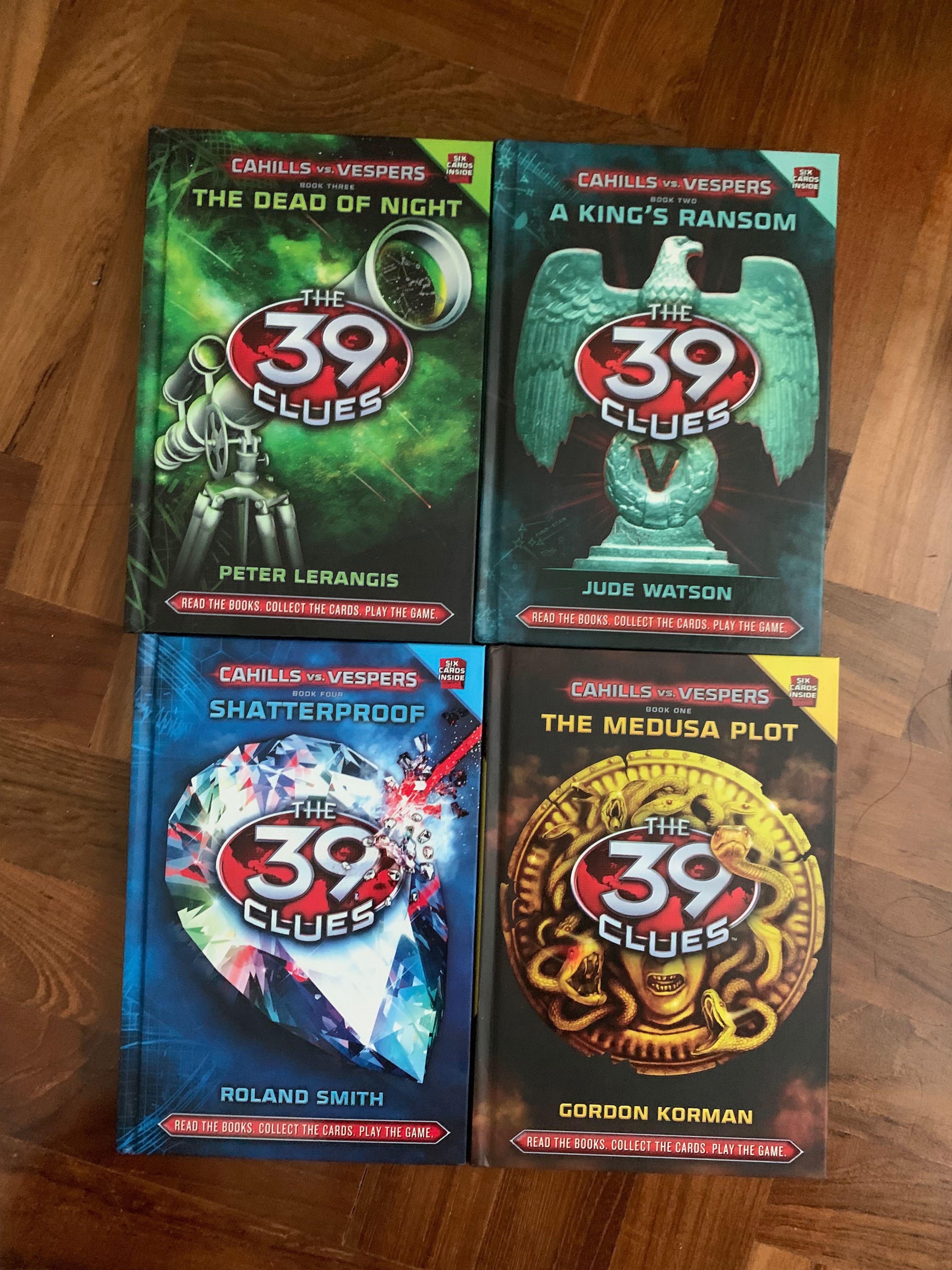 The 39 Clues complete series hardcover (with all the collectable cards ...