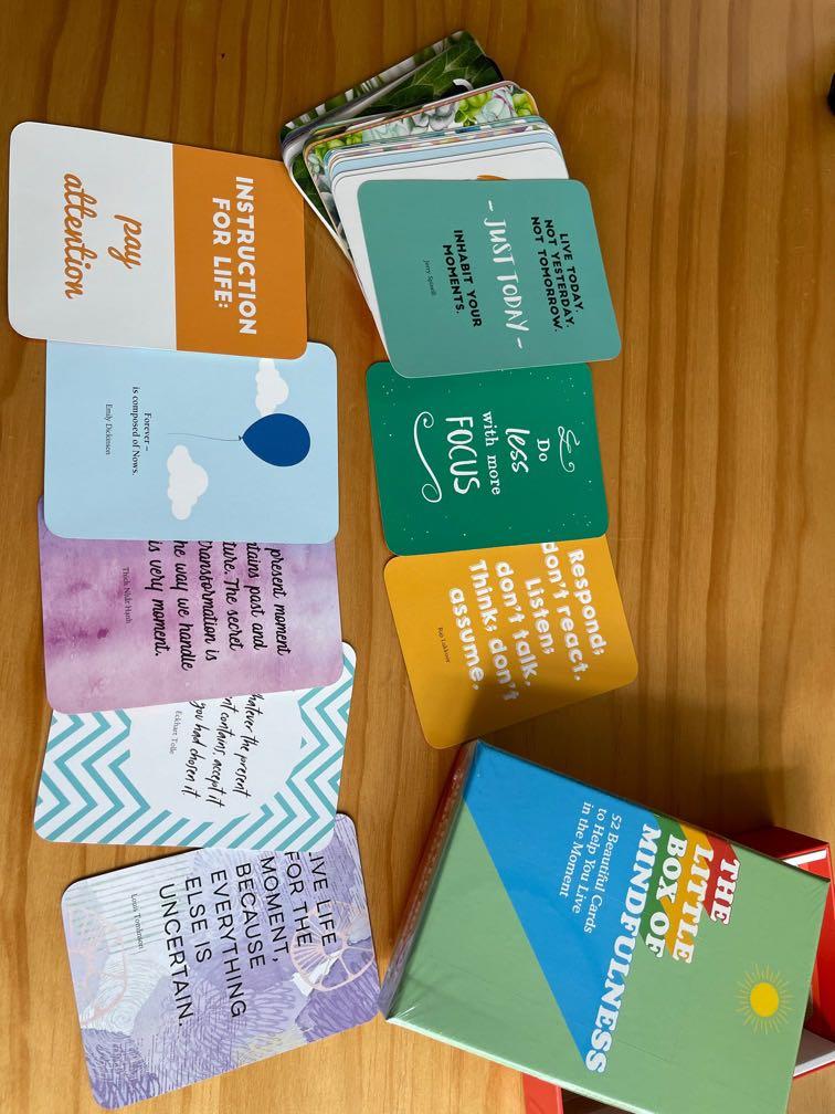 The Little Box of Mindfulness Inspirational Cards, Hobbies & Toys ...