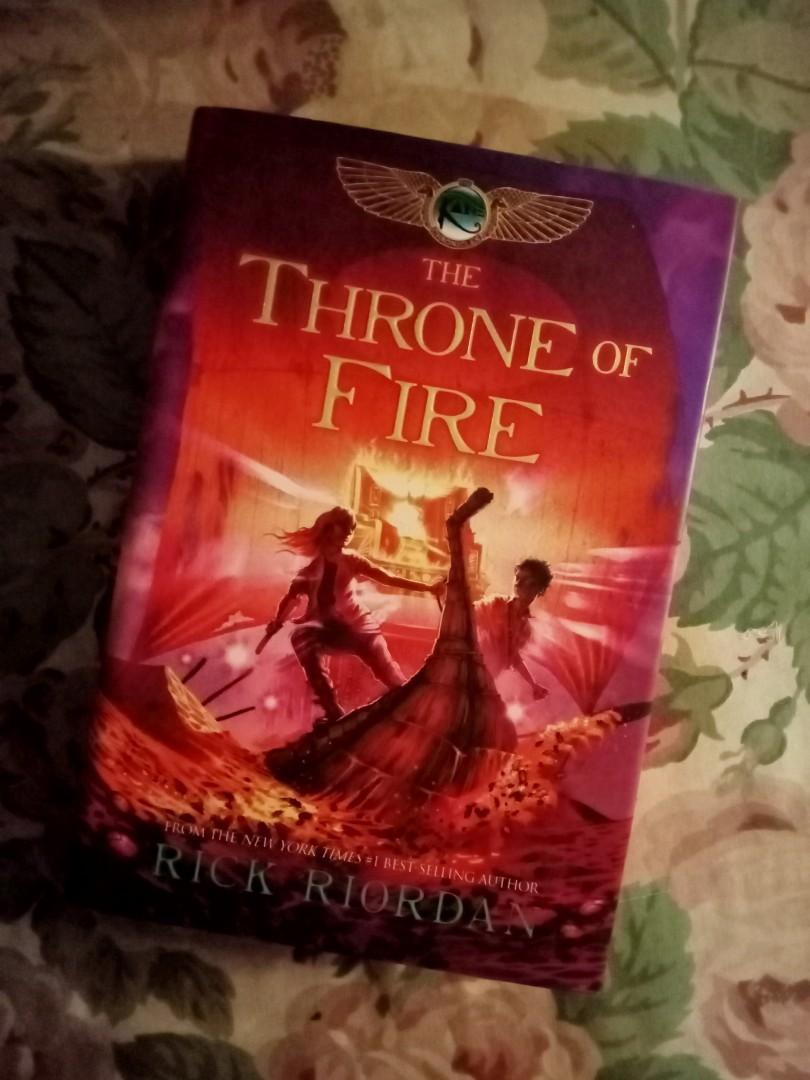 The Throne of Fire by Rick Riordan (The Kane Chronicles #2) (HB ...