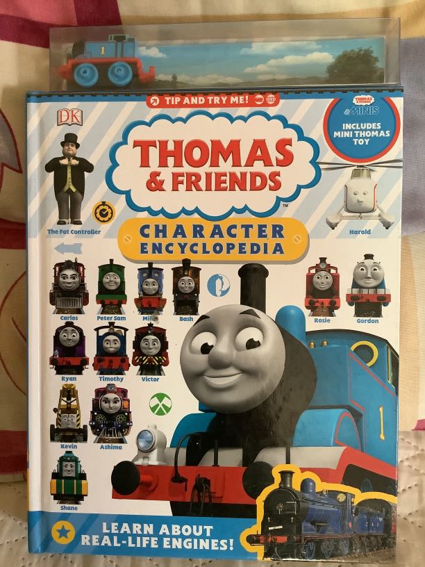 Thomas & Friends Character Encyclopedia with Mini Thomas Train Toy ...