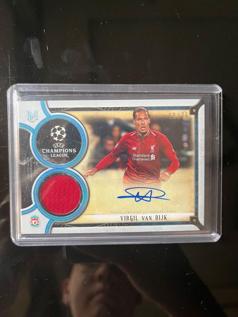 Topps Museum Virgil Van Dijk /75 Patch Autograph, Hobbies & Toys, Toys ...