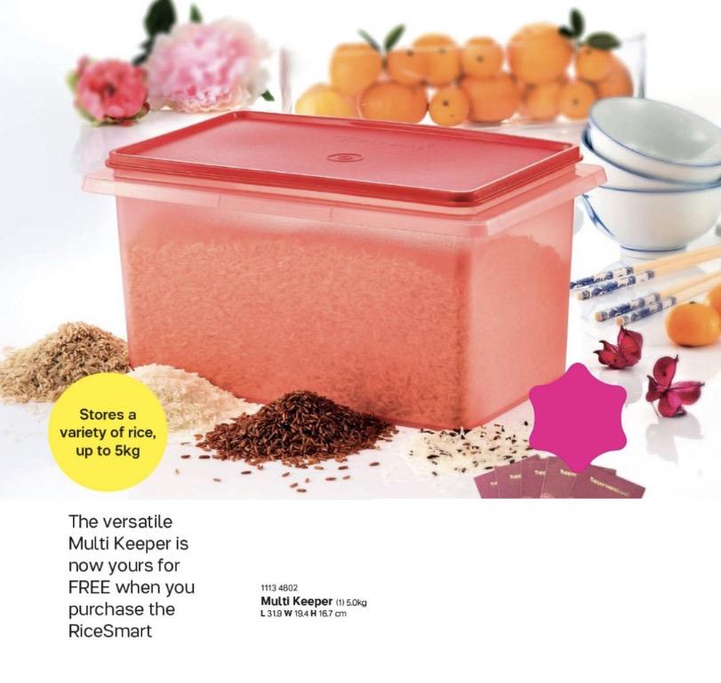Tupperware Modular Multi Keeper (Air Tight) 5kg, TV & Home Appliances ...
