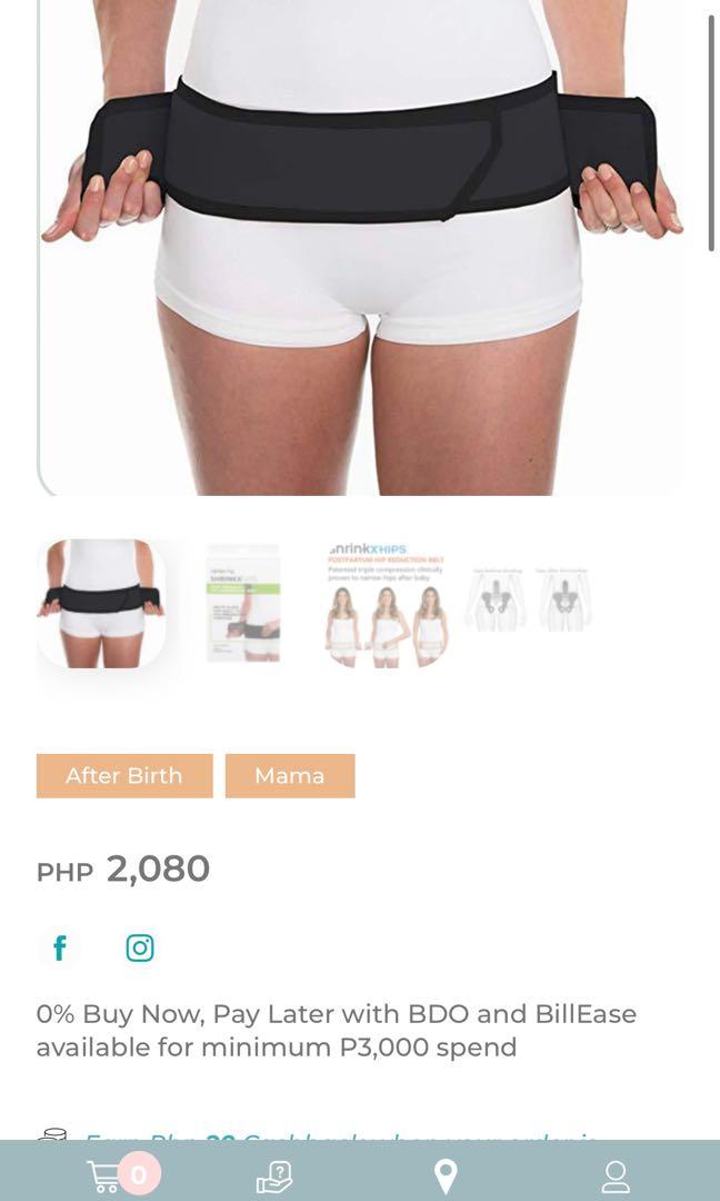 Upspring Shrinkx Hips Post Pregnancy Hip Compression Belt - Black ...