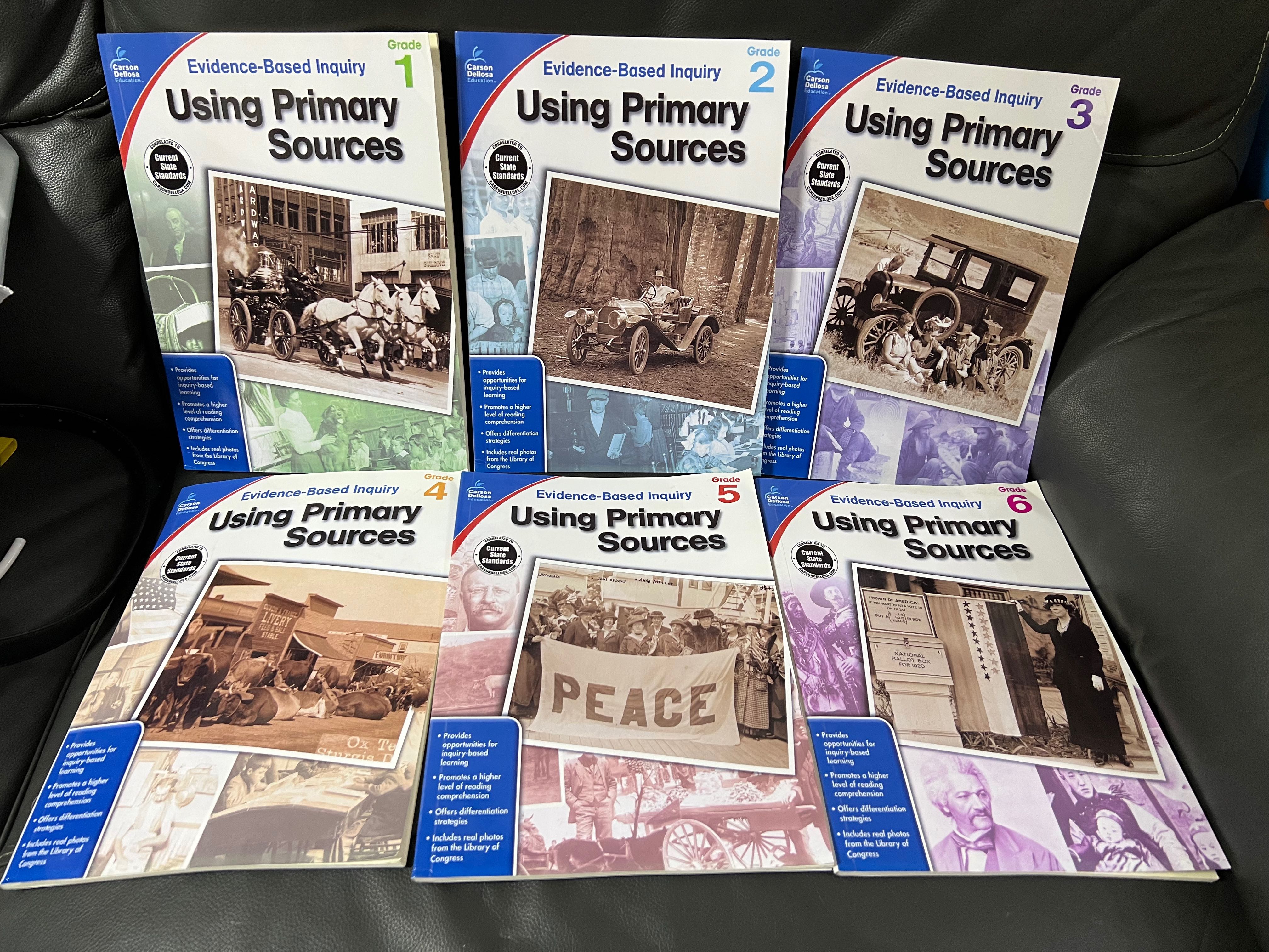 【現貨】Using Primary Sources 1-6冊練習小學練習, 興趣及遊戲, 書本 & 文具, 書本及雜誌 - 補充練習 ...