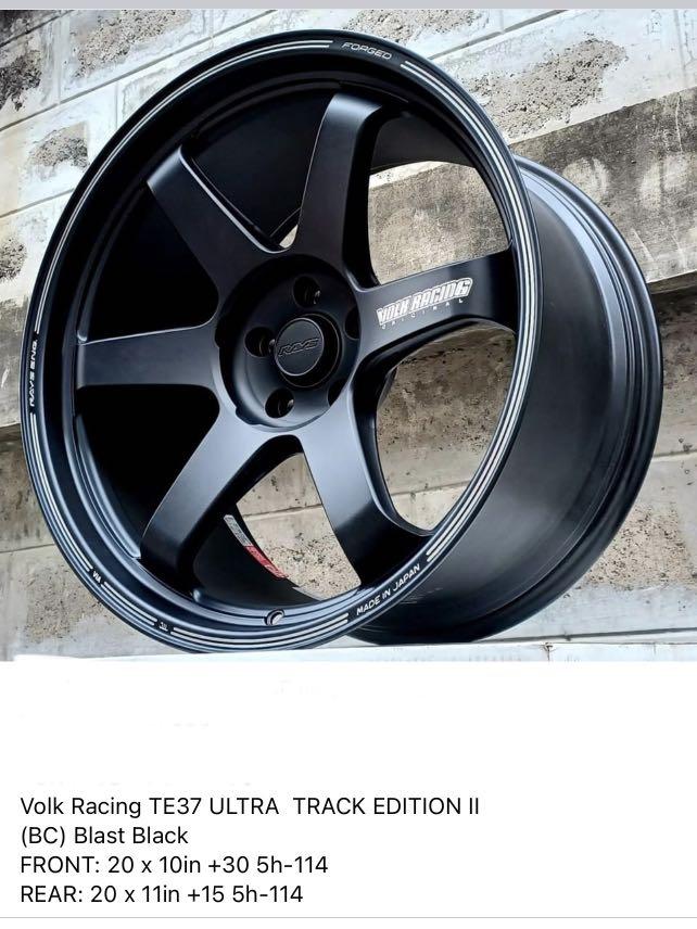 Volk Rays TE37 Ultra Track Edition II, Car Parts & Accessories, Mags ...