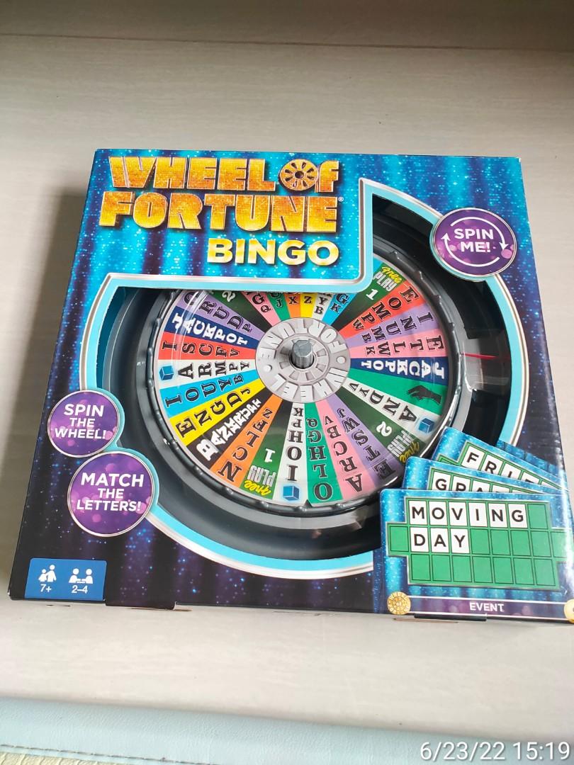 Wheel of fortune Bingo, Hobbies & Toys, Toys & Games on Carousell