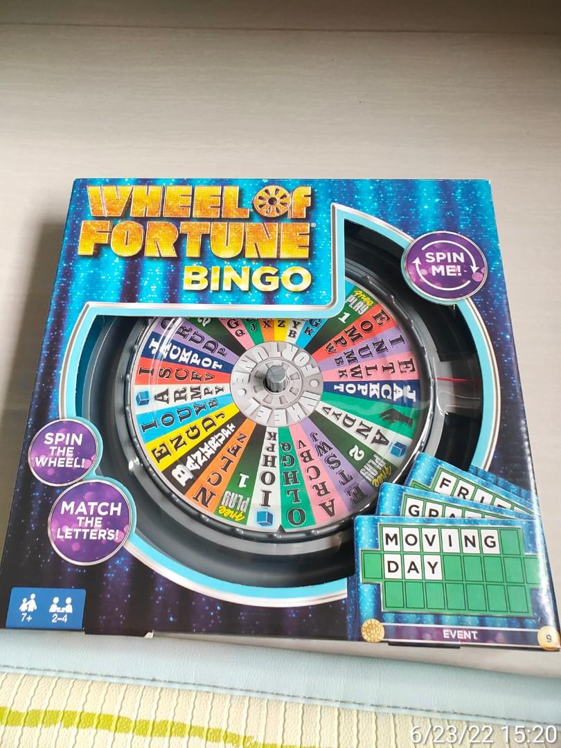Wheel of fortune Bingo, Hobbies & Toys, Toys & Games on Carousell