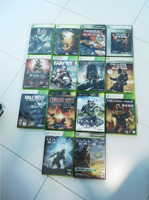 Xbox 360 + 15 Games CDs + 2 Wireless Controllers (Working), Video ...
