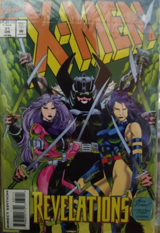 X-Men Vol. 2 #31 Marvel Comics 1994 NM wp Andy Kubert Psylocke Revanche ...