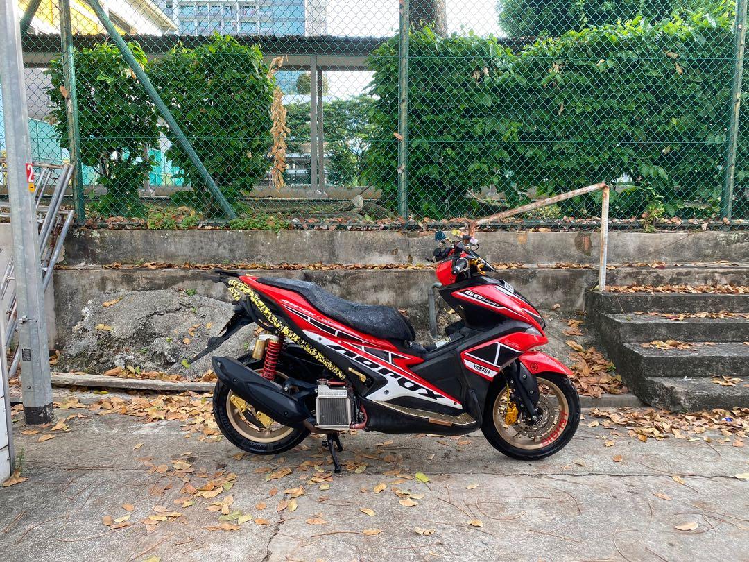 Yamaha Aerox V1, Motorcycles, Motorcycles for Sale, Class 2B on Carousell