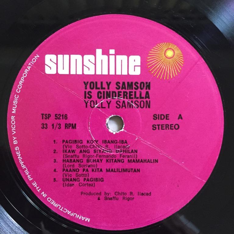 Yolly Samson || Yolly Samson is Cinderella TSP 5216 OG PRESSING! [OPM ...