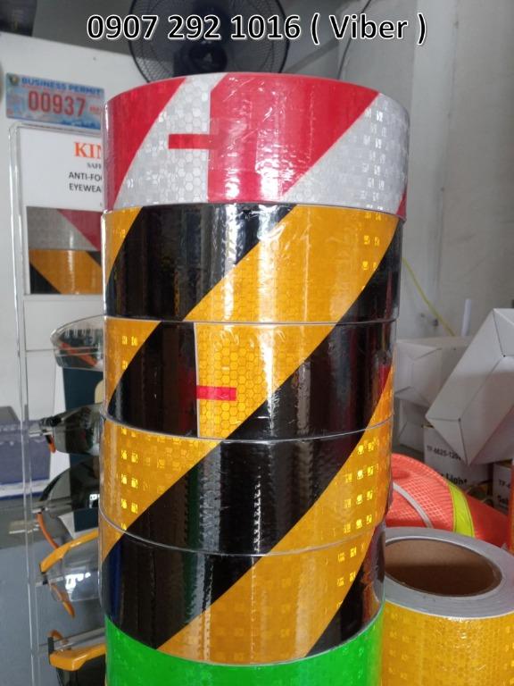 Zebra tape Reflectorized sticker 10, Commercial & Industrial ...
