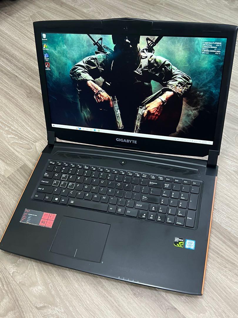 17.3” Gigabyte P57 Gaming Laptop/ i7-6700HQ/16GB RAM/ 256GB M.2 SSD+ ...