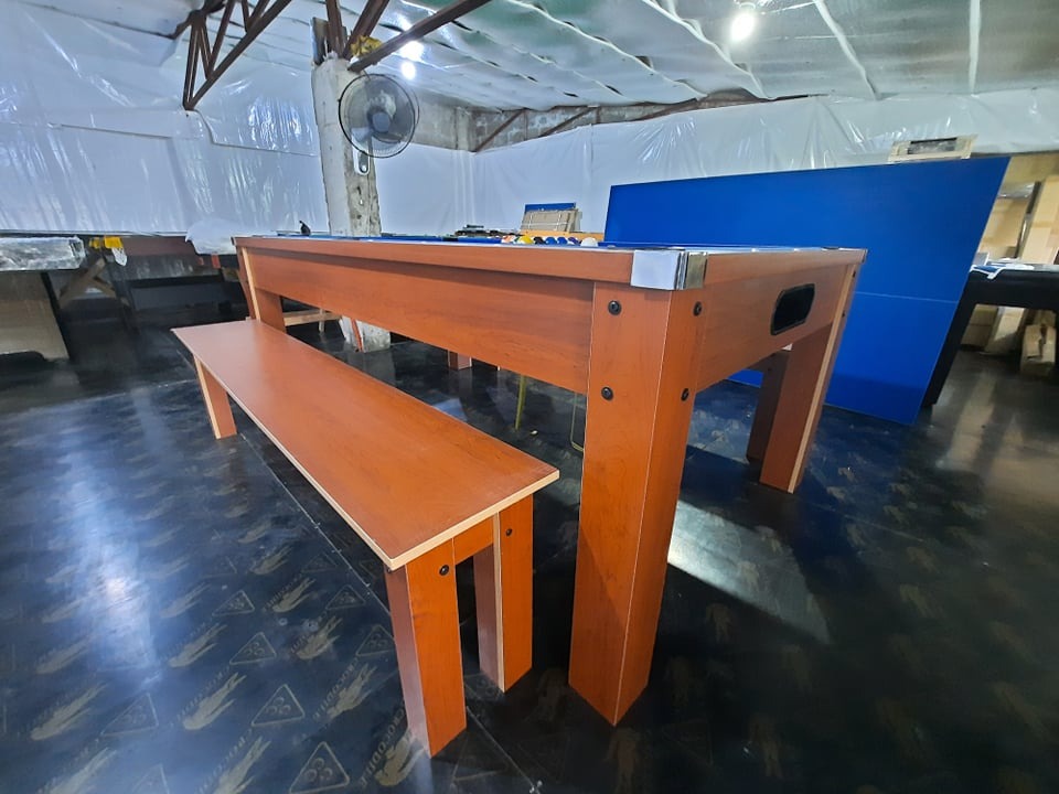 4x7 3in1 billiard table / pingpong / dining with bench, Sports ...