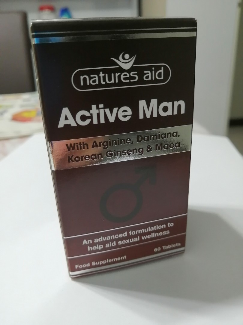 Active Man Food Supplement And Vitamin, Health & Nutrition, Health ...