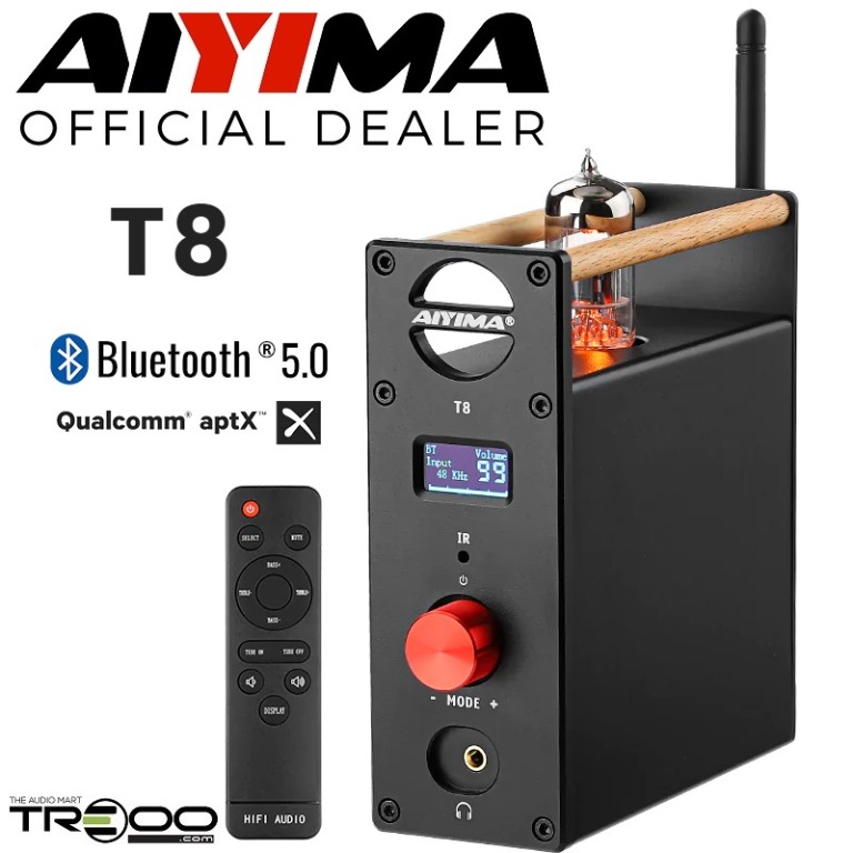 [Official] AIYIMA T8 Wireless Bluetooth Receiver/Streamer, Coaxial / Optical / USB DAC & Tube ...