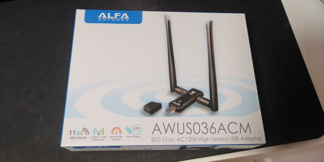 Alfa AWUS036ACM wifi usb kali linux, Computers & Tech, Parts ...
