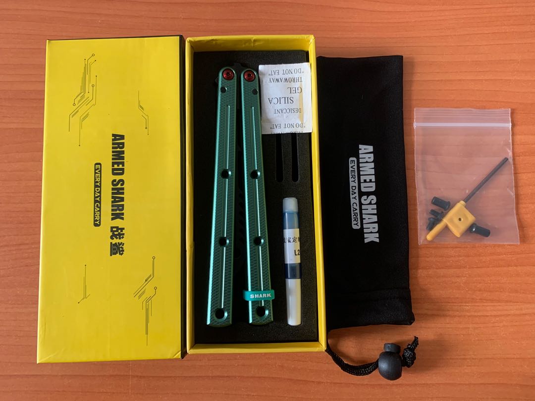 Armed Shark Balisong, Hobbies & Toys, Toys & Games on Carousell