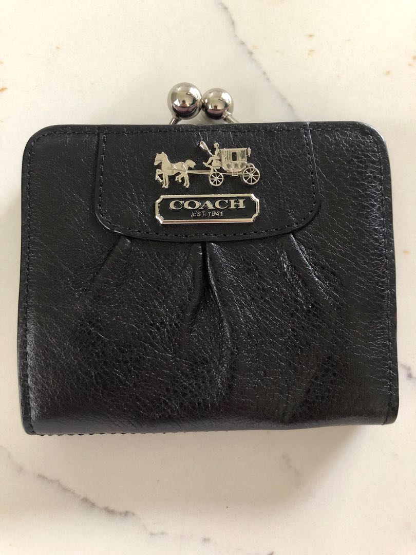 Authentic COACH Madison Wallet, Women's Fashion, Bags & Wallets ...
