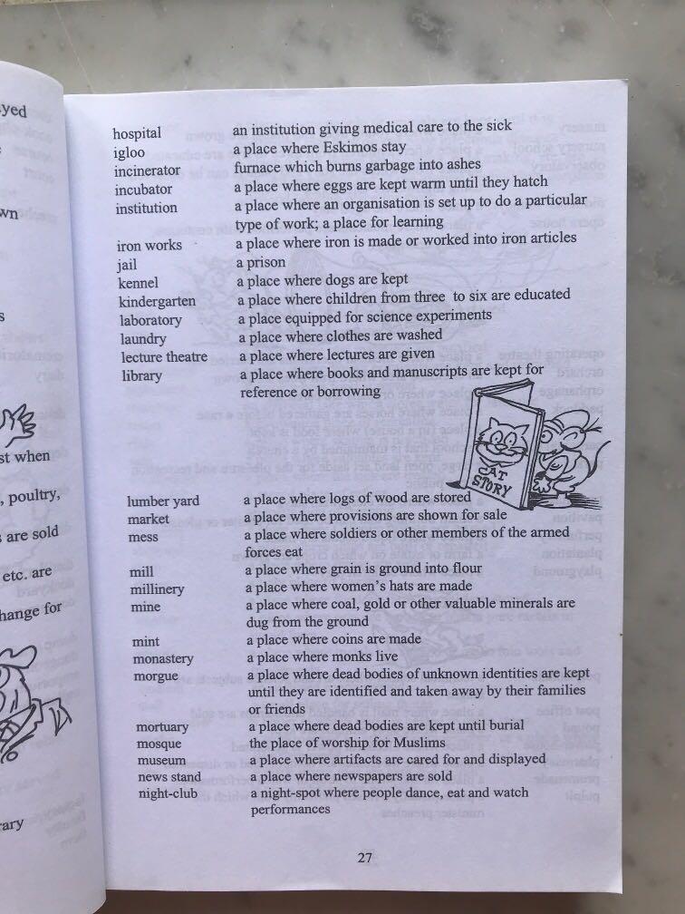 Basic Students’ Vocabulary, Hobbies & Toys, Books & Magazines ...