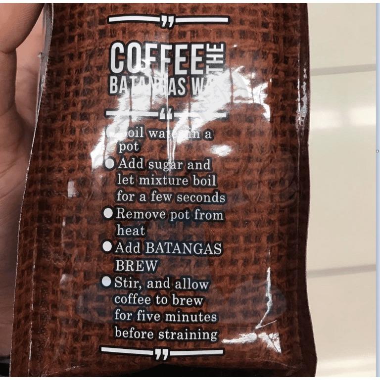 Batangas Brew Kapeng Barako 500g, Food & Drinks, Beverages on Carousell