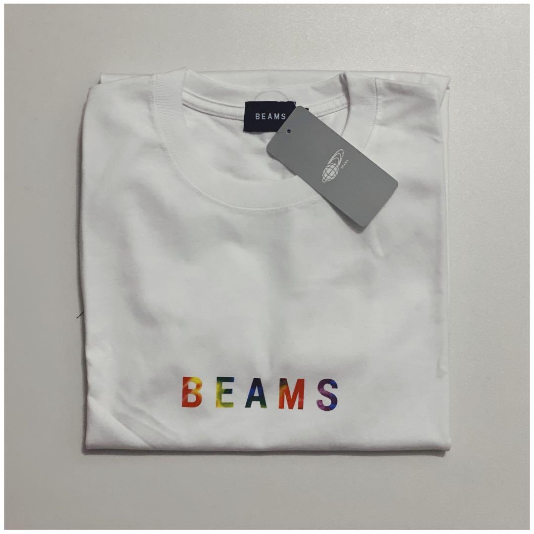 Beams Logo Tee, Men's Fashion, Tops & Sets, Tshirts & Polo Shirts on ...
