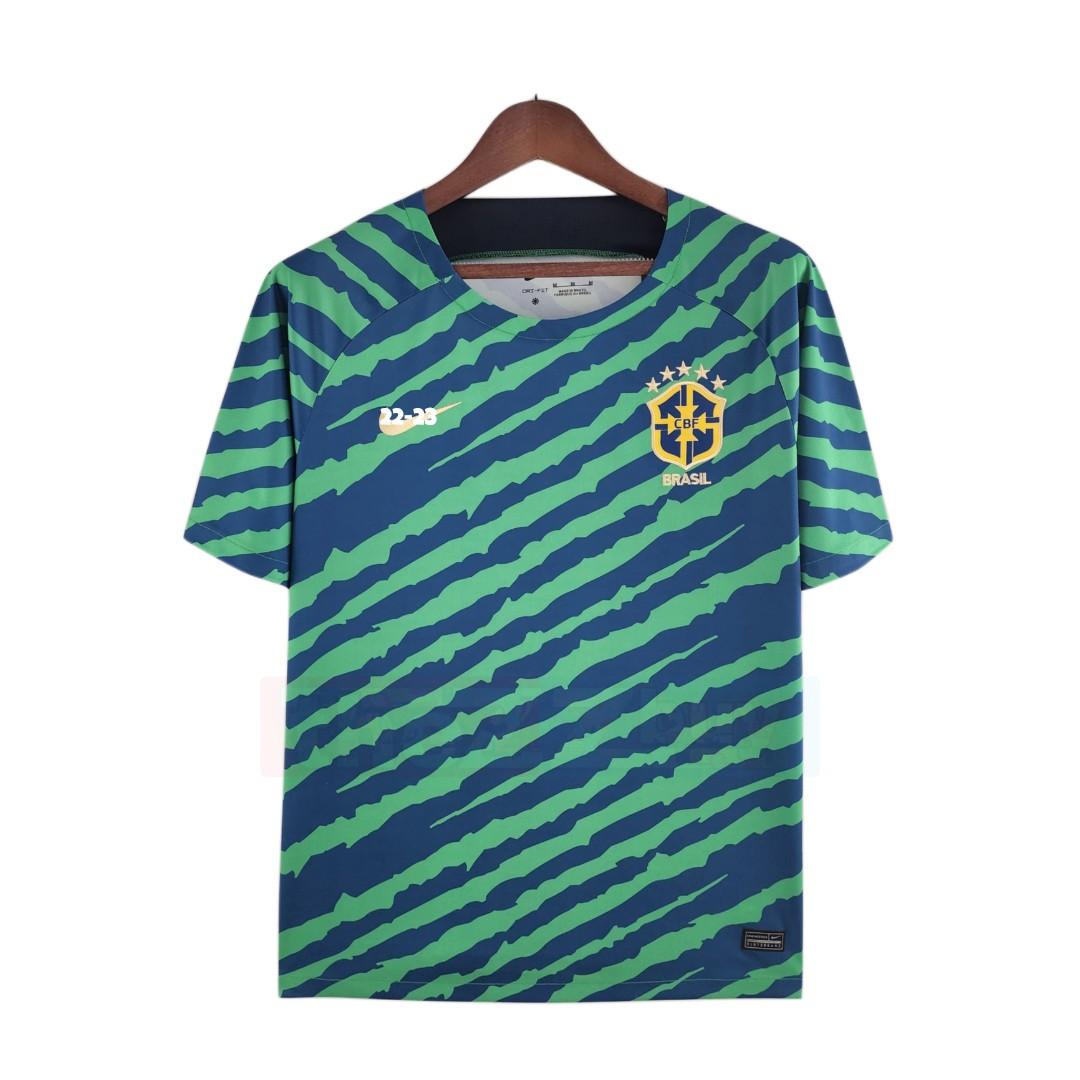 Brazil Special Edition Green blue Jersey 2022 Football Jersey Soccer ...