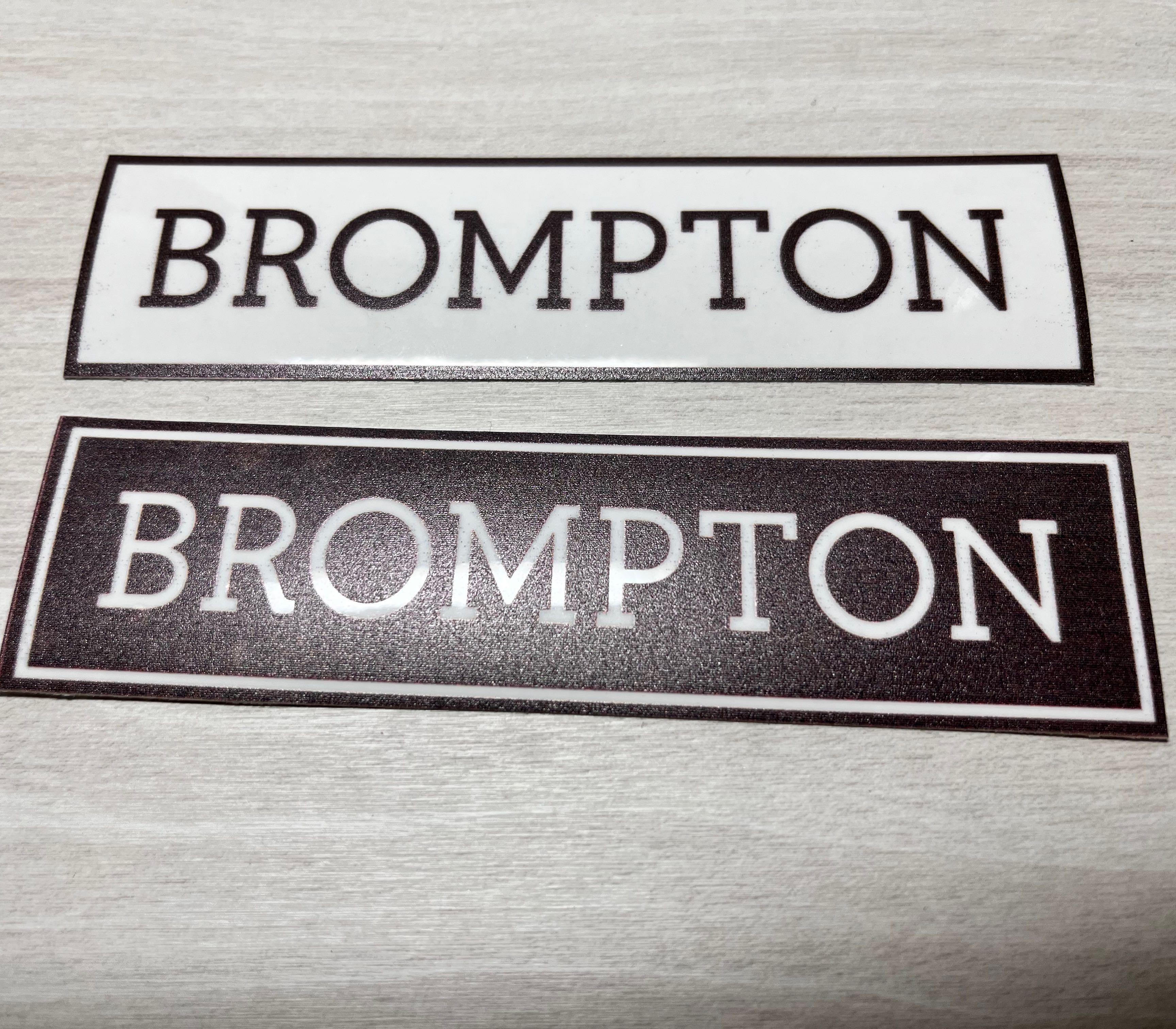 Brompton Decal Sticker Demo Bike, Sports Equipment, Bicycles & Parts ...