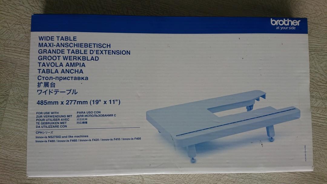 Brother wide table, Hobbies & Toys, Stationery & Craft, Craft Supplies ...