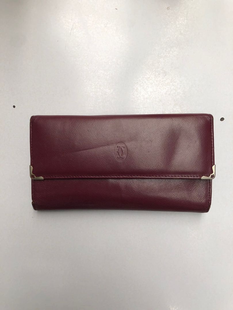 Cartier long tri fold wallet, Women's Fashion, Bags & Wallets, Wallets ...