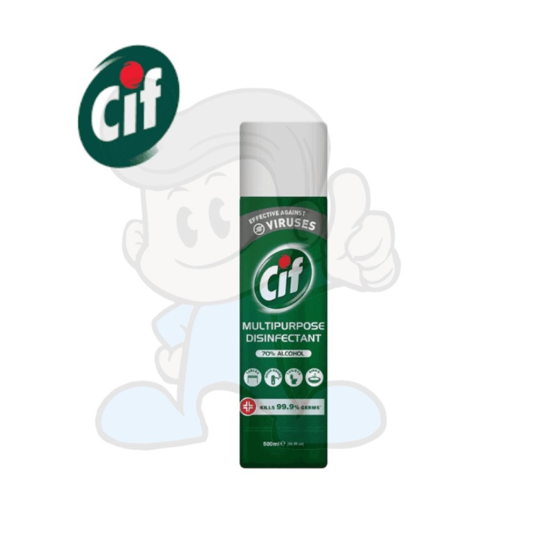 Cif Pro Multipurpose Disinfectant Spray 500ml, Furniture & Home Living ...
