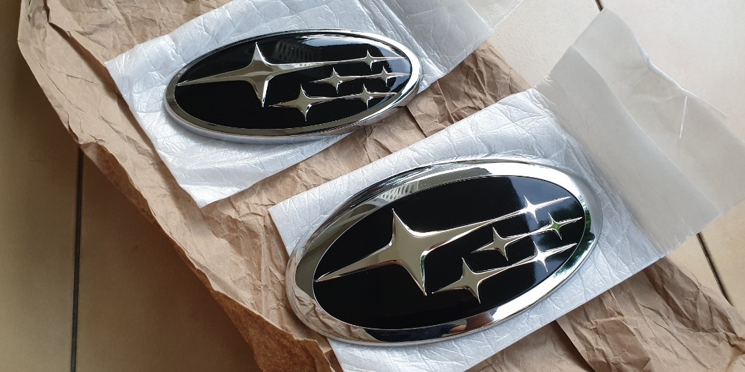 Classic Gloss Black Subaru Emblems, Car Accessories, Accessories on ...
