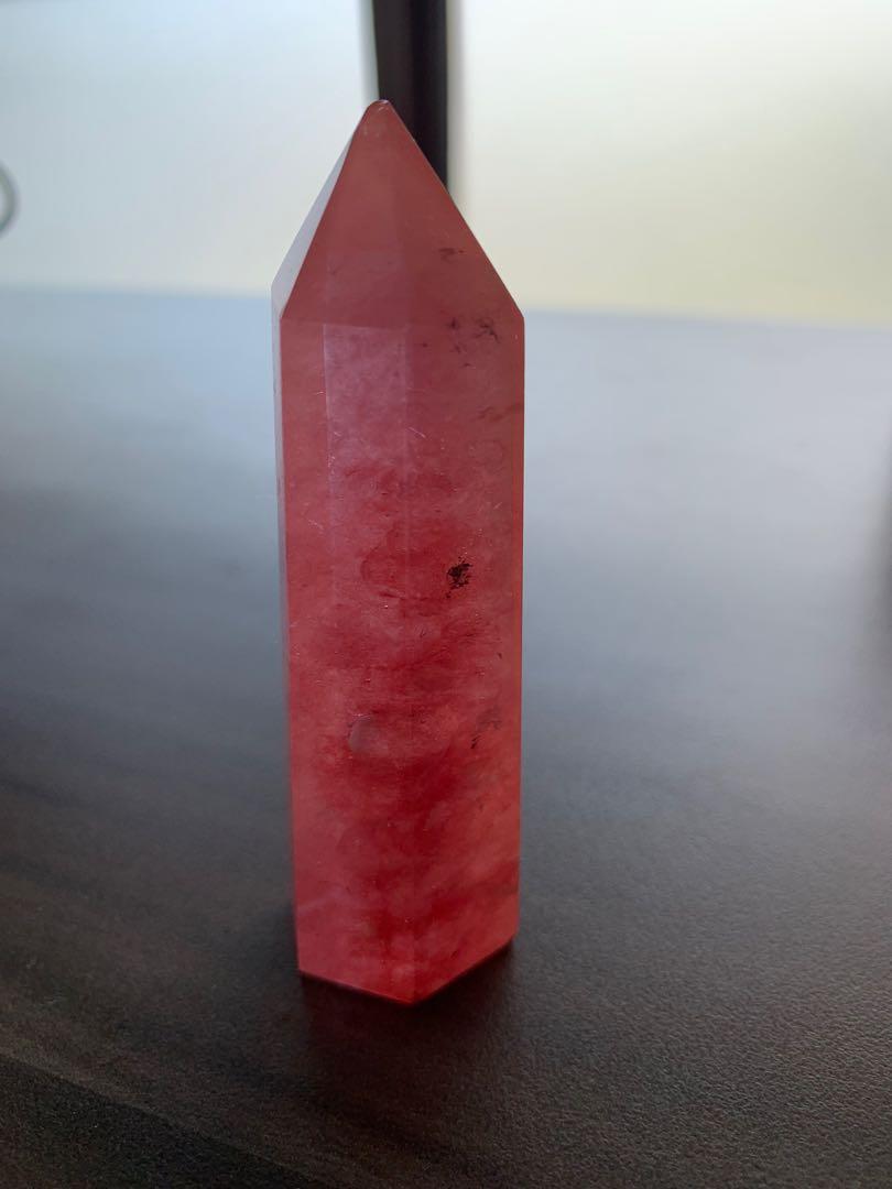 (Crystal) Red smelting quartz tower, Women's Fashion, Jewelry ...