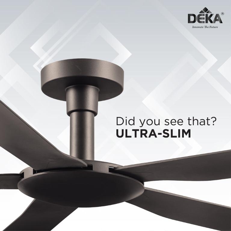 DEKA Concept 1 DC Ceiling Fan 56'', Furniture & Home Living, Lighting ...
