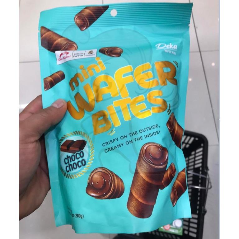 Deka Mini Wafer Bites Choco Choco (2 x 200g), Food & Drinks, Packaged ...