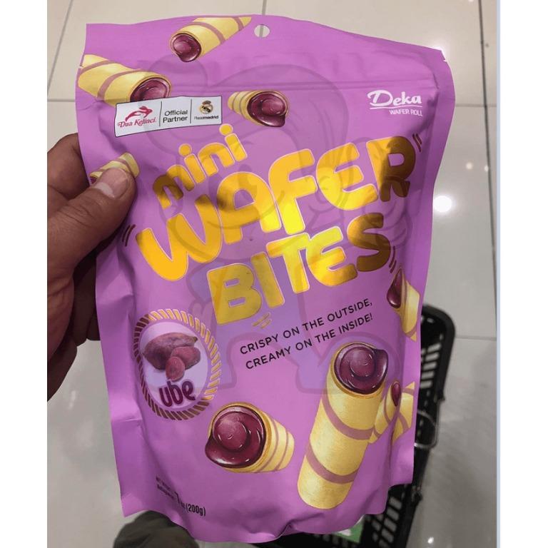 Deka Mini Wafer Bites Ube (2 x 200g), Food & Drinks, Packaged & Instant ...