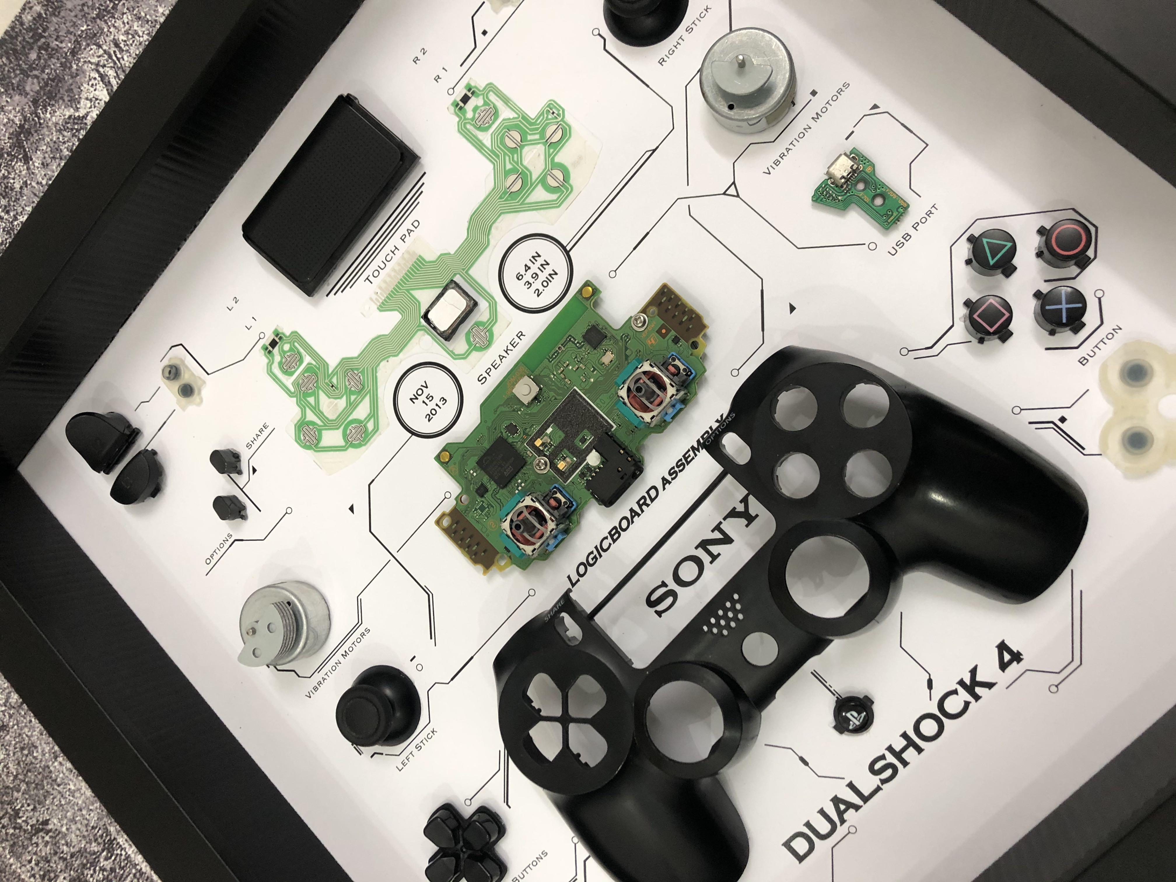 DS4 Controller Tech Frame, Video Gaming, Video Game Consoles ...