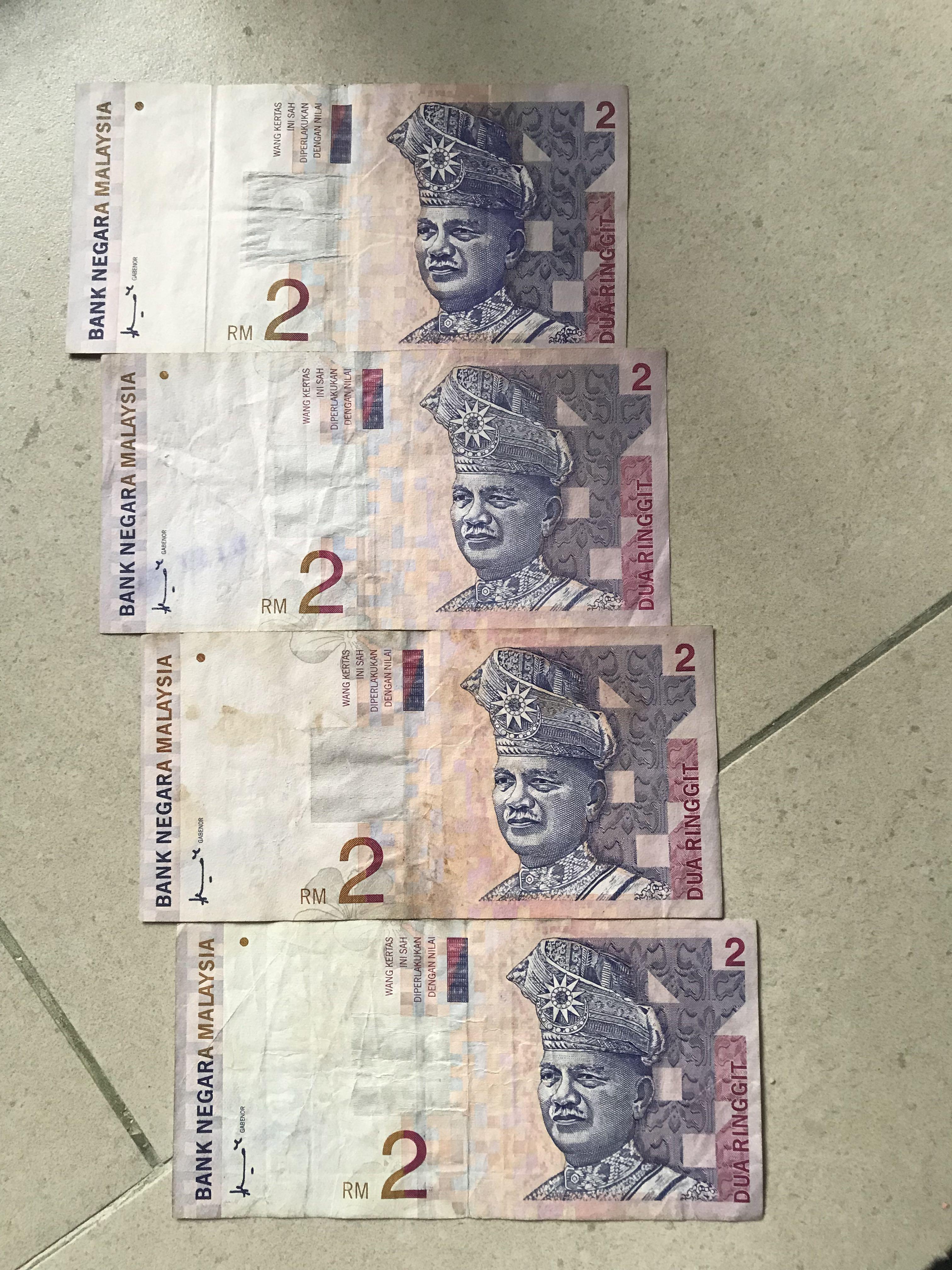 Duit Wang Kertas Lama Notes RM2, Hobbies & Toys, Collectibles ...