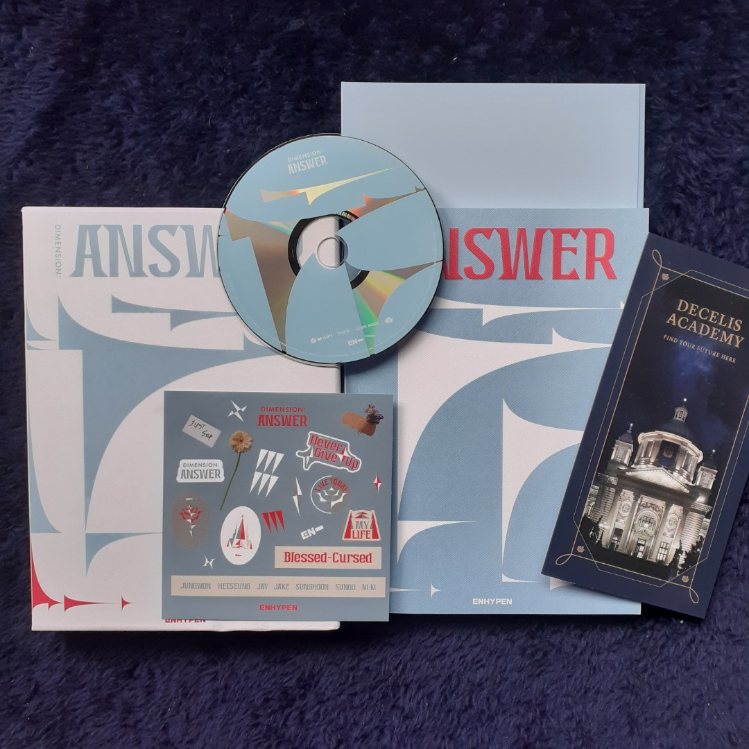 Enhypen Dimension:Answer Yet Album, Hobbies & Toys, Memorabilia ...