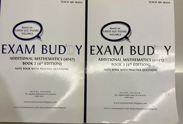 Exam Buddy Additional Mathematics, Hobbies & Toys, Books & Magazines ...