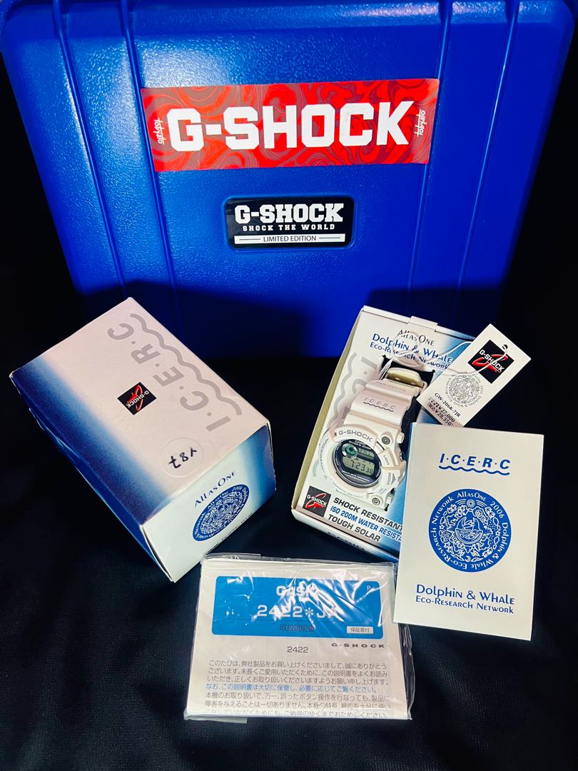 [JAPAN SET] G-Shock White Frogman icerc 2006, GW-206K-7JR, Men's ...