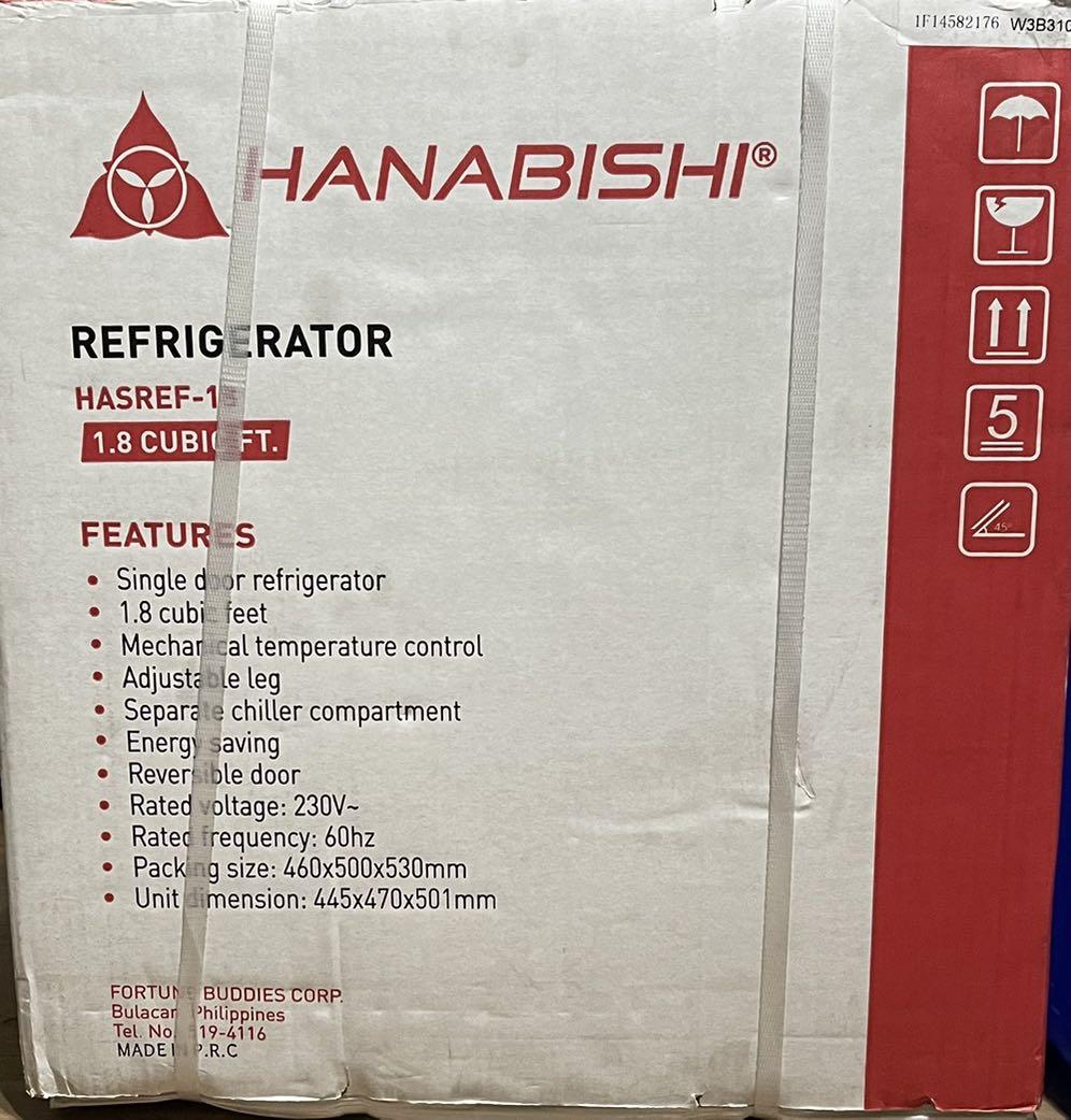 Hanabishi Single Door Refrigerator HASREF 18 on Carousell